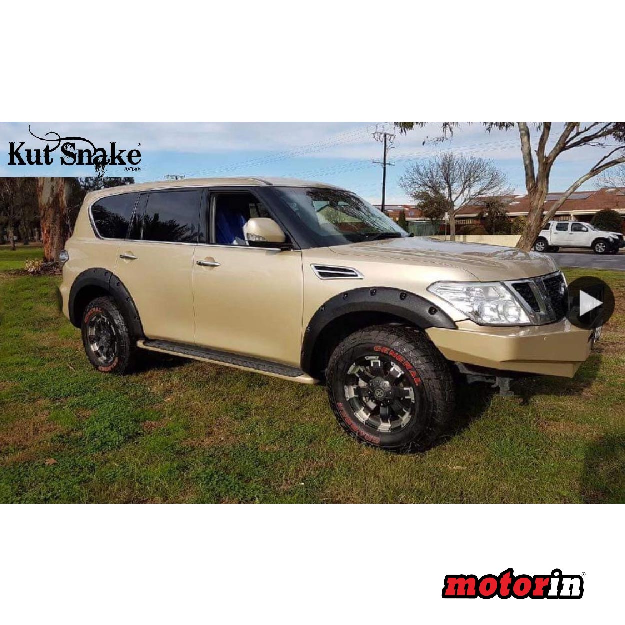 Kit Abas de Rodas Kut Snake "60mm" Nissan Patrol Y62 Longo - Motorin